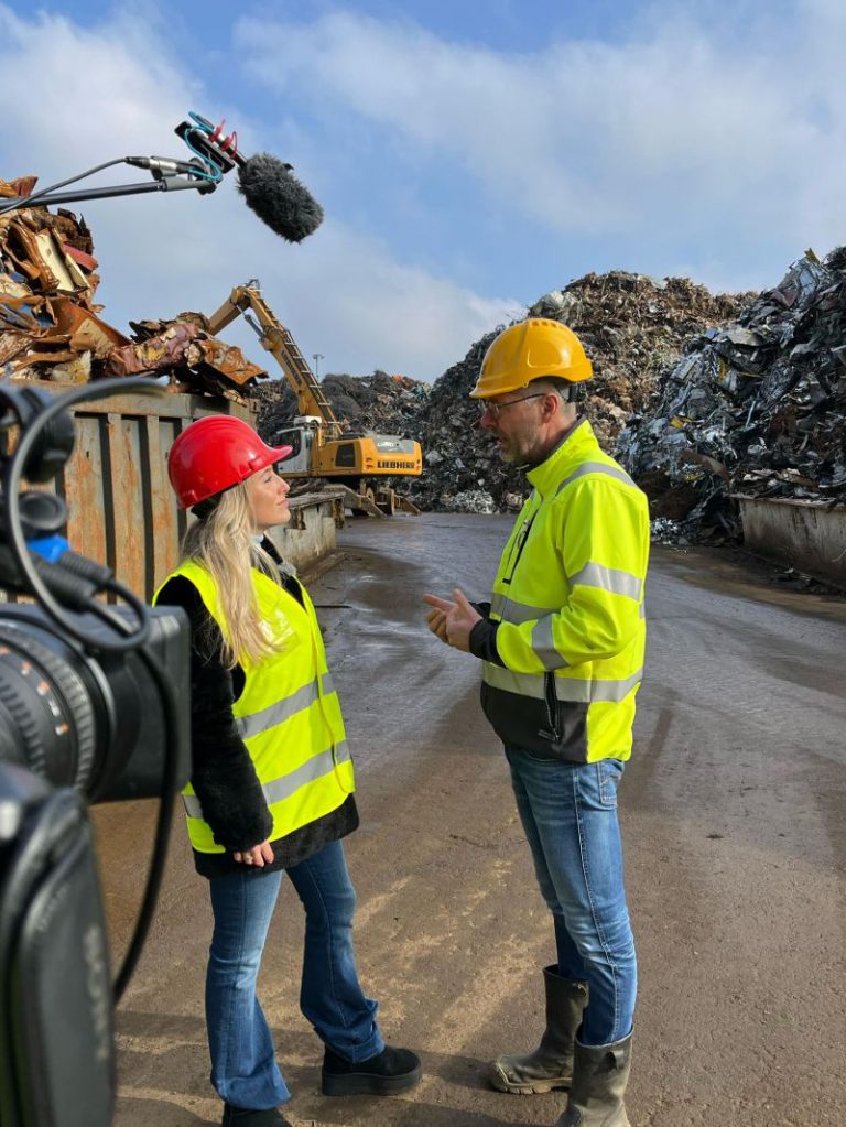 TV Shoot at Jansen Recycling Group | Jansen Group