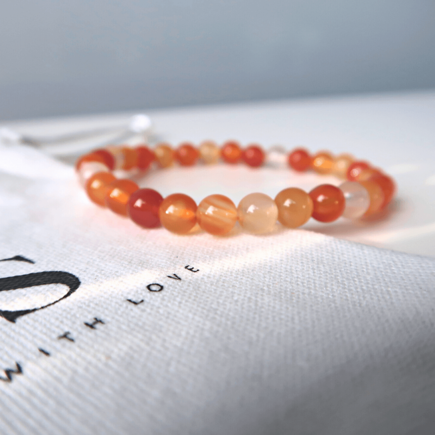 Carneool Armband