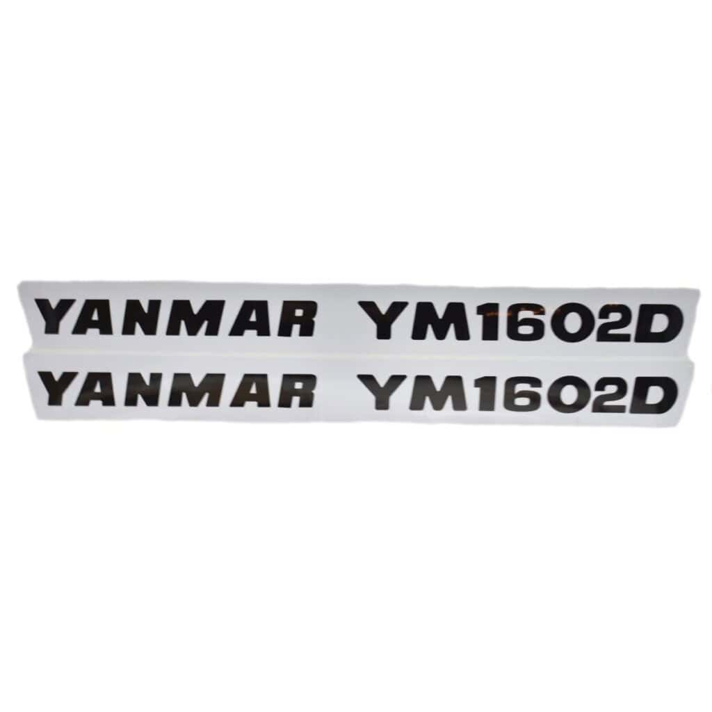 Stickerset Yanmar YM1602D | Mini-Tractor onderdelen | Iseki-Kubota ...