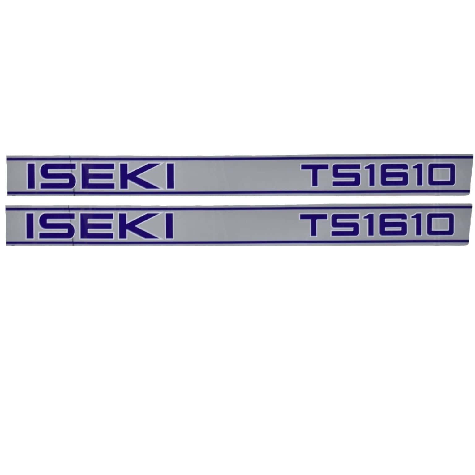 Stickerset Iseki TS1610 | Mini-Tractor onderdelen | Iseki-Kubota-Yanmar-Hinomoto-Mitsubishi ...